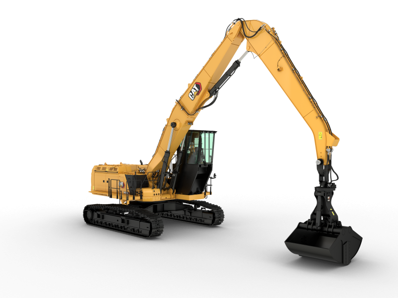 Professional Demolition International - New Cat MH3295 material handler